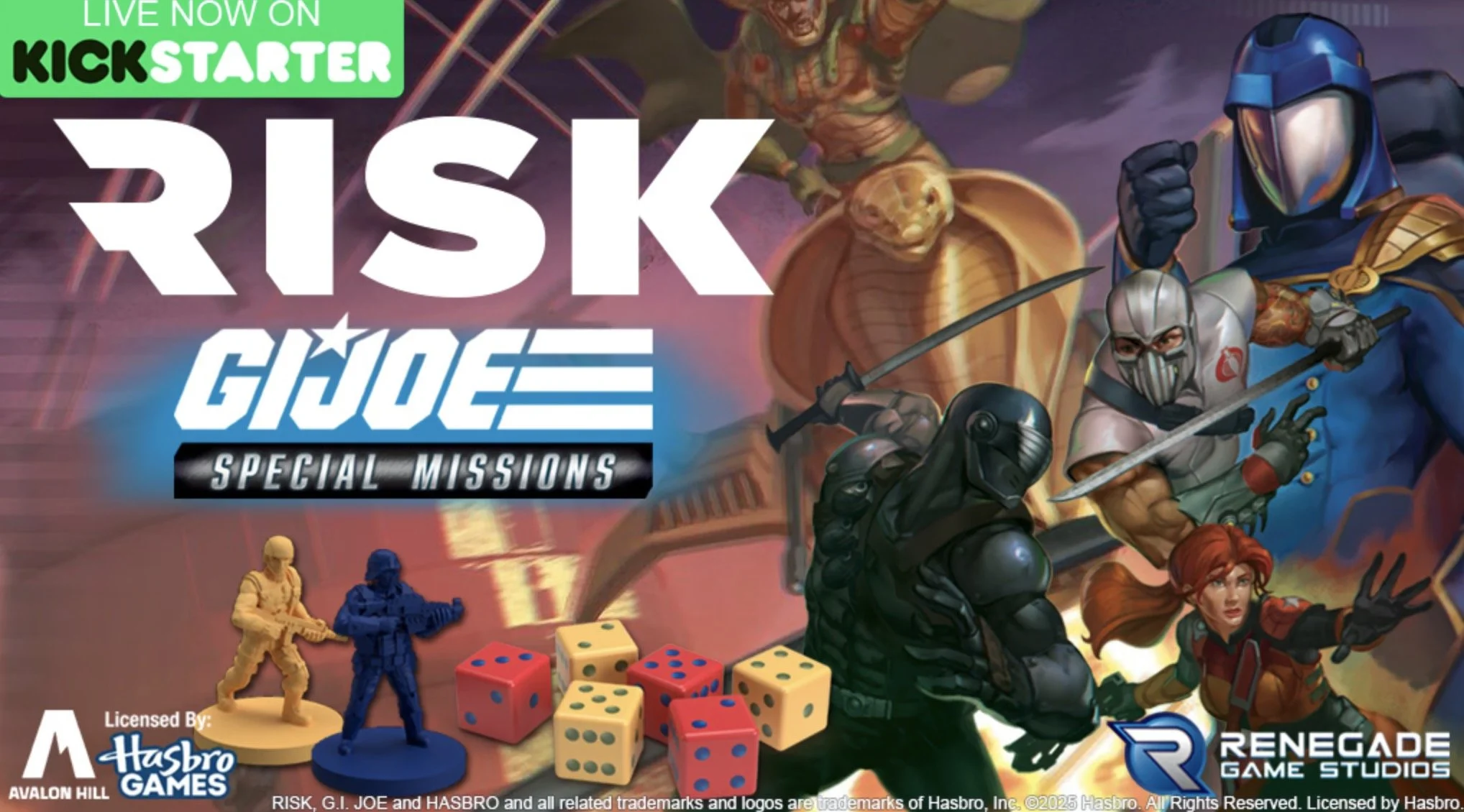 G.I. Joe RISK Game Crushes Its Kickstarter Goal and Brings the Battle to Your Tabletop — GeekTyrant